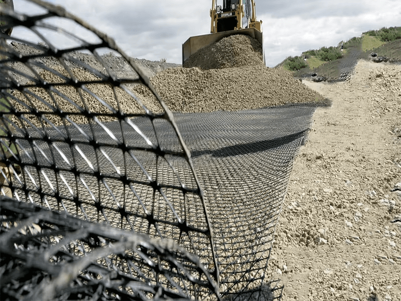 Triaxial Geogrid TX160 for Road Construction - Lin Yuan Geosynthetics